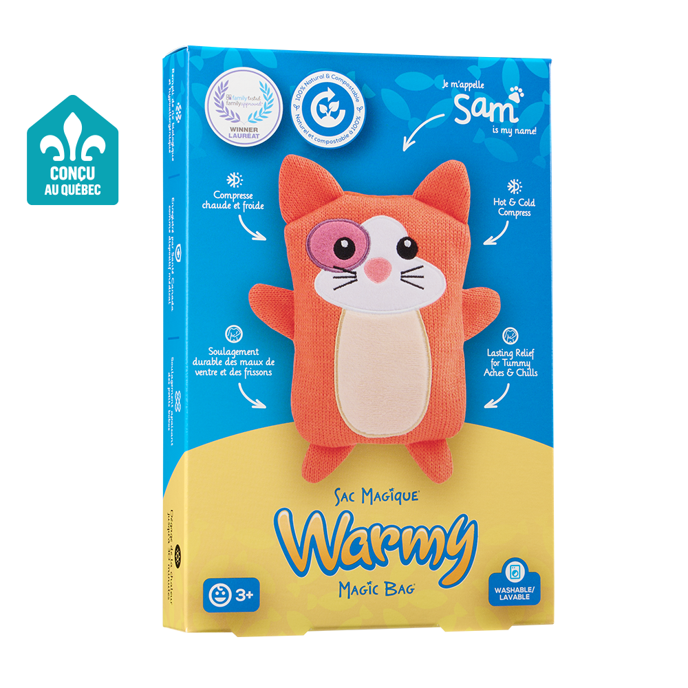 Sac Magique Warmy Sam le chat compresse chaude / froide – Masdel